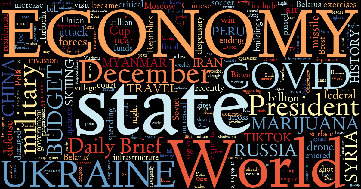 The Daily Brief news summary for Friday, December 30, 2022