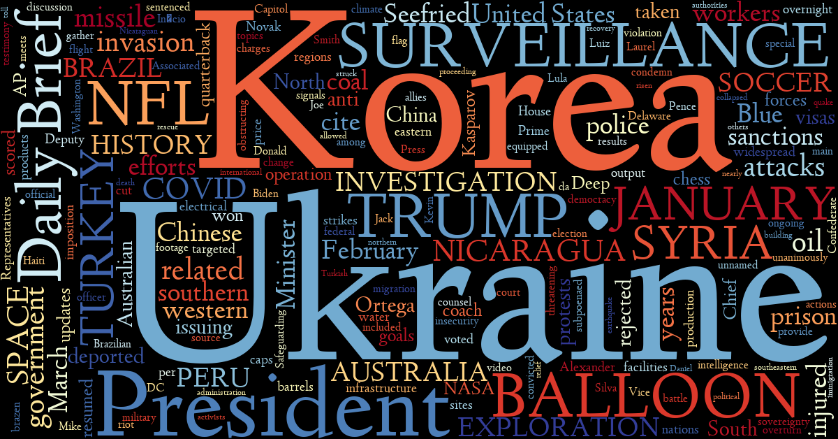 The Daily Brief news summary for Friday, February 10, 2023