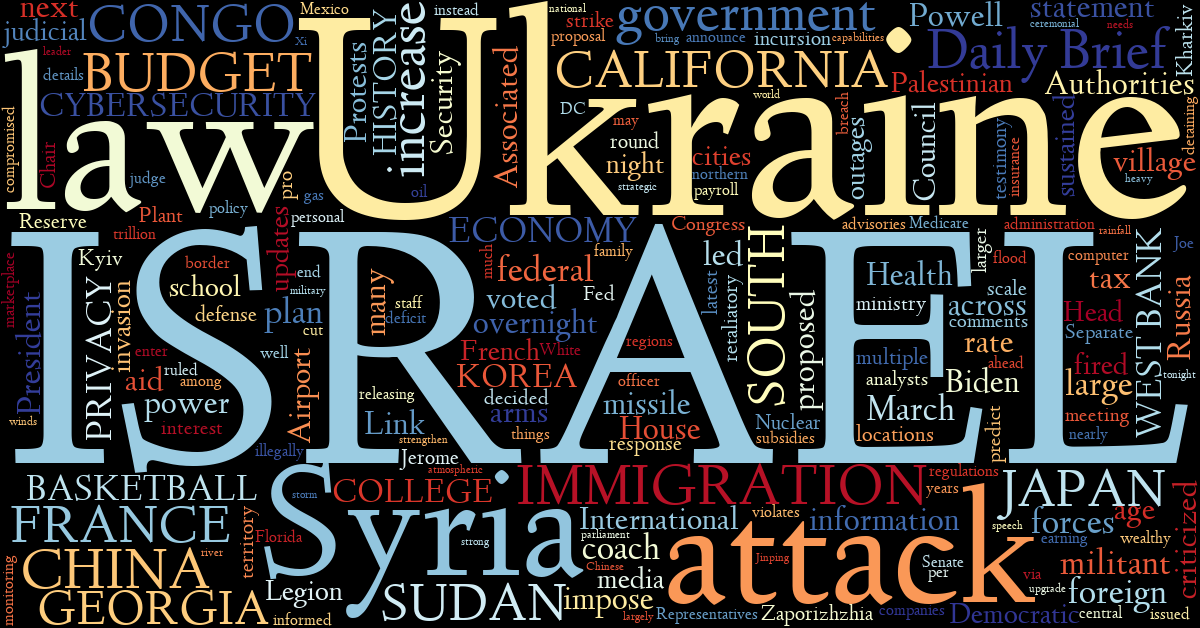 The Daily Brief news summary for Thursday, March 9, 2023