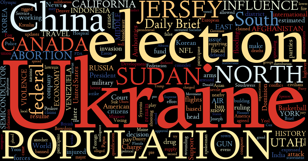 The Daily Brief news summary for Wednesday, April 19, 2023