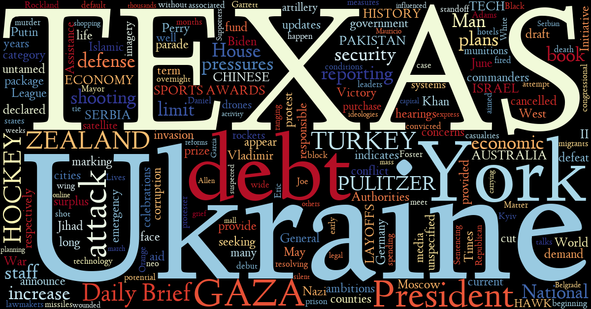 The Daily Brief news summary for Tuesday, May 9, 2023