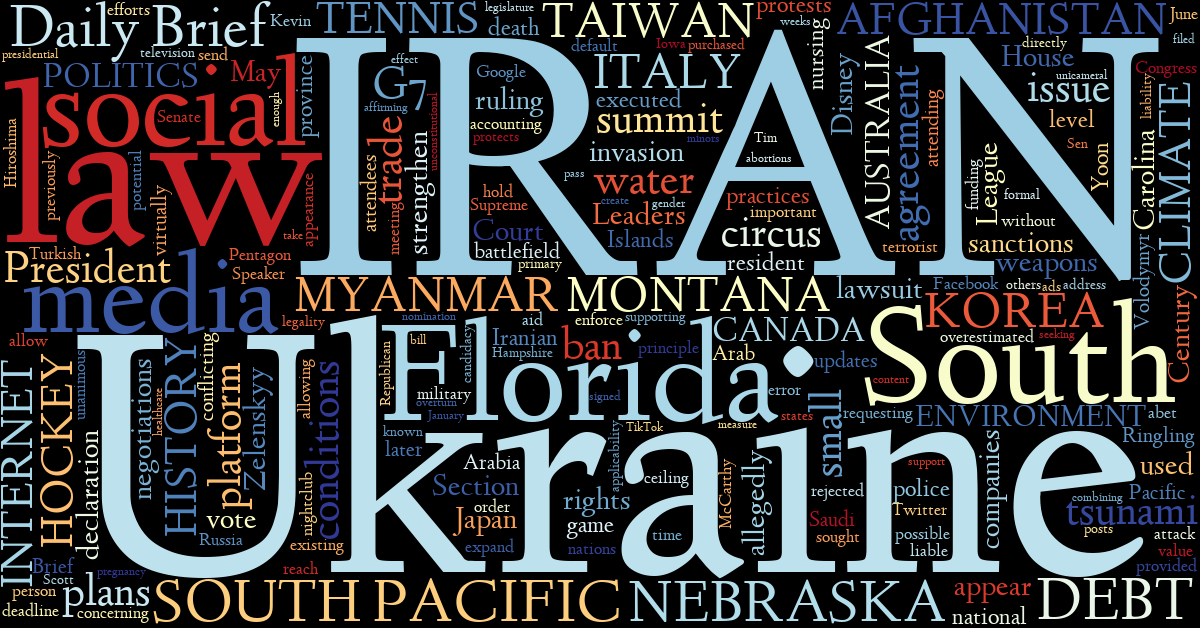 The Daily Brief news summary for Friday, May 19, 2023