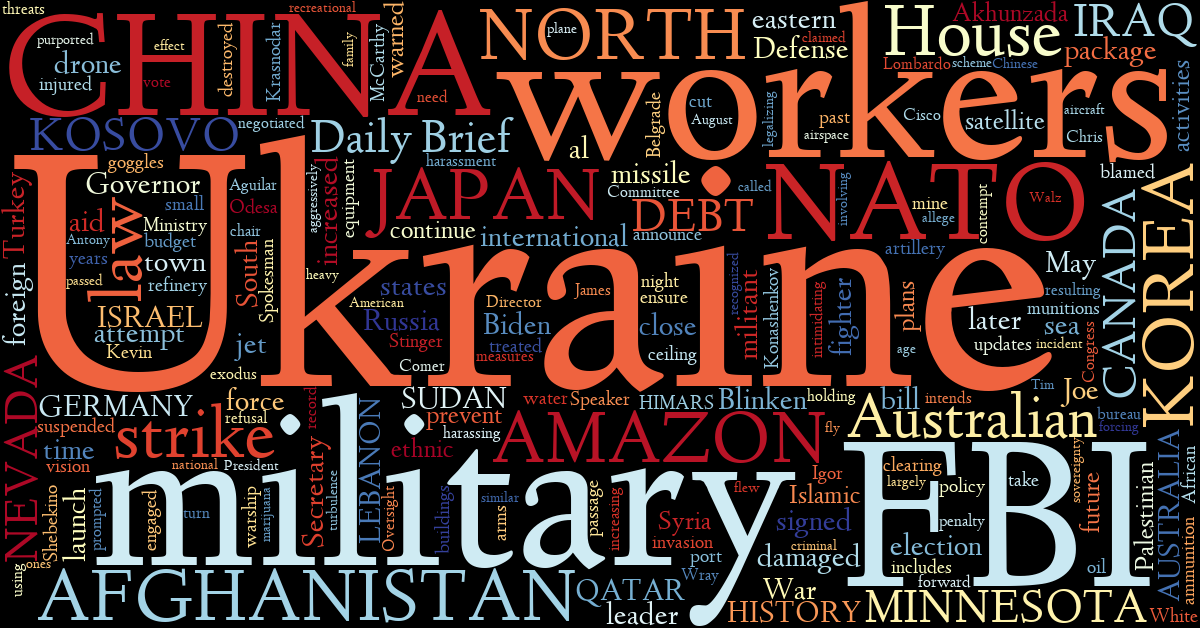 The Daily Brief news summary for Wednesday, May 31, 2023