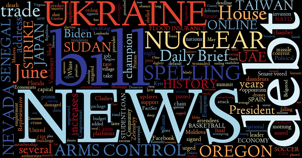 The Daily Brief news summary for Friday, June 2, 2023