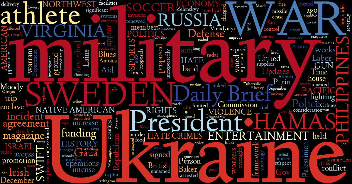 The Daily Brief news summary for Wednesday, December 6, 2023