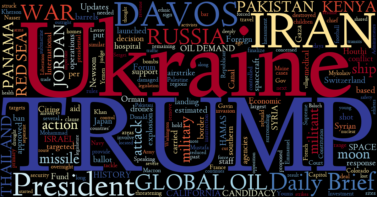 The Daily Brief news summary for Thursday, January 18, 2024
