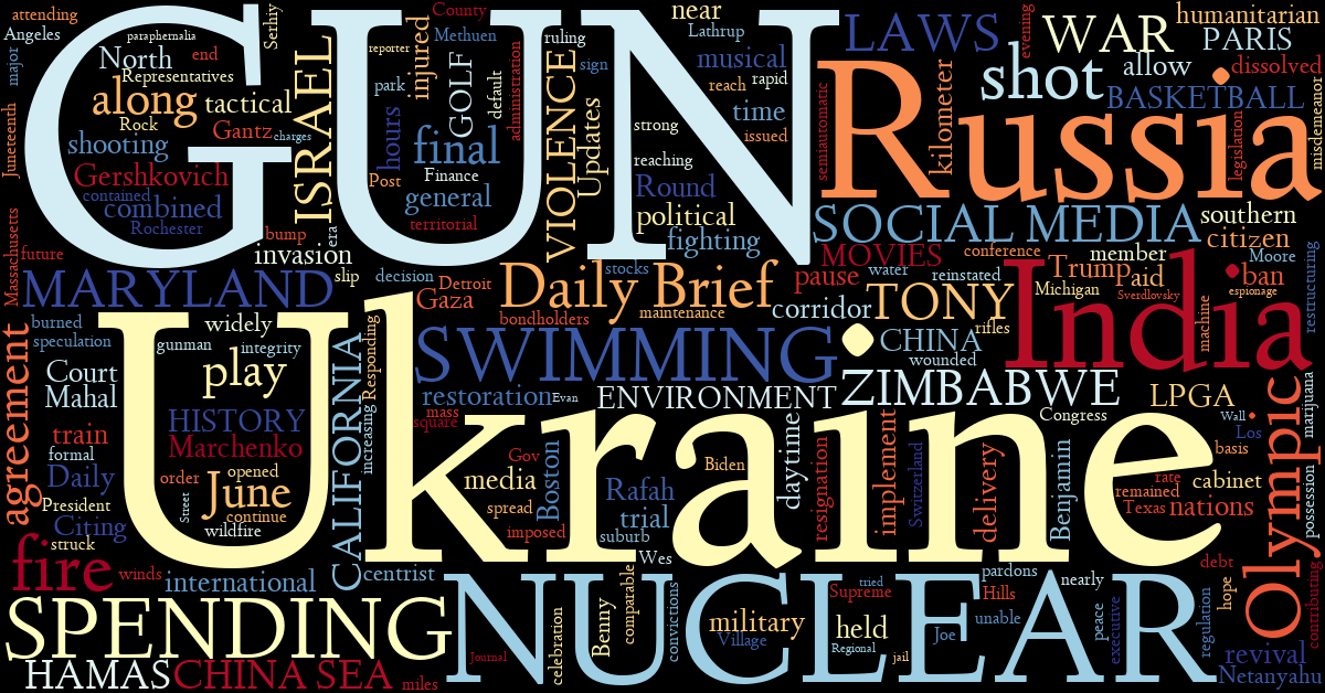 The Daily Brief news summary for Monday, June 17, 2024